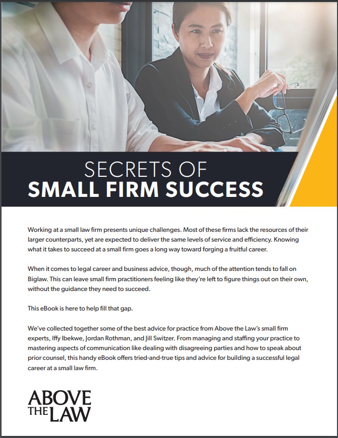 The Secrets Of Small Firm Success